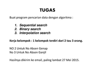7 Metode Pencarian Data Array | PDF