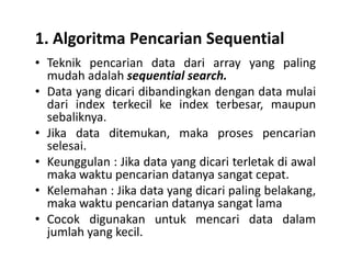 7 Metode Pencarian Data Array | PDF