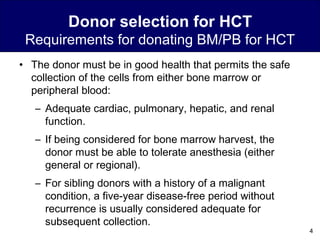 Donor Selection: Sibling. Prof Miguel A Sanz | PPT