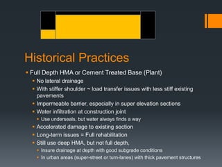 Narrow Pavement Widening - Austin District | PPT