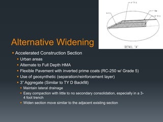 Narrow Pavement Widening - Austin District | PPT