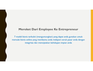 7 model bisnis | PPT