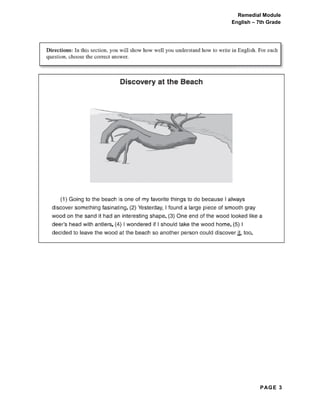 Módulos de Inglés 7 | PDF