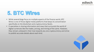7 MOST POPULAR BLOCKCHAIN BLOGS TO FOLLOWS.pptx