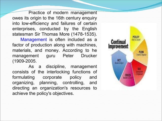 7 M's of Management | PPT | Business Administration | Business