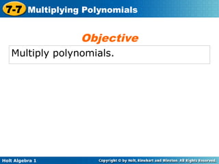 7 Multiplying Polynomials and its process | PPT