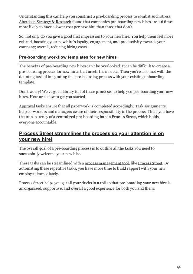 7 Must-Know Strategies for Pre-boarding New Hires like a Pro | PDF