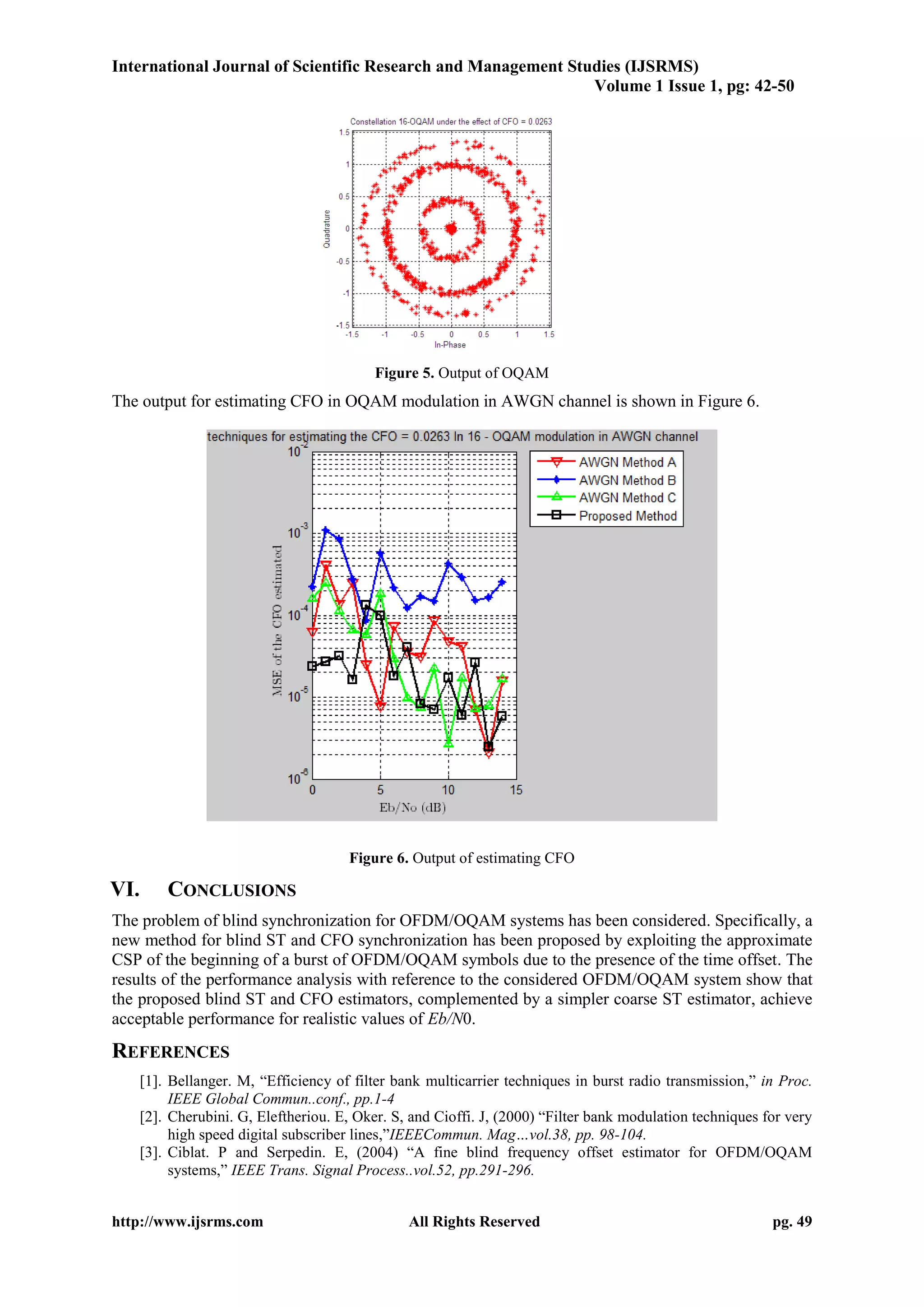 ESTIMATION OF SYMBOL TIMING AND CARRIER FREQUENCY OFFSET USING ...