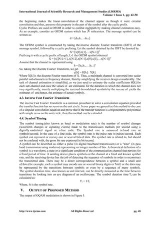 ESTIMATION OF SYMBOL TIMING AND CARRIER FREQUENCY OFFSET USING SYNCHRONIZATION SCHEME | PDF ...