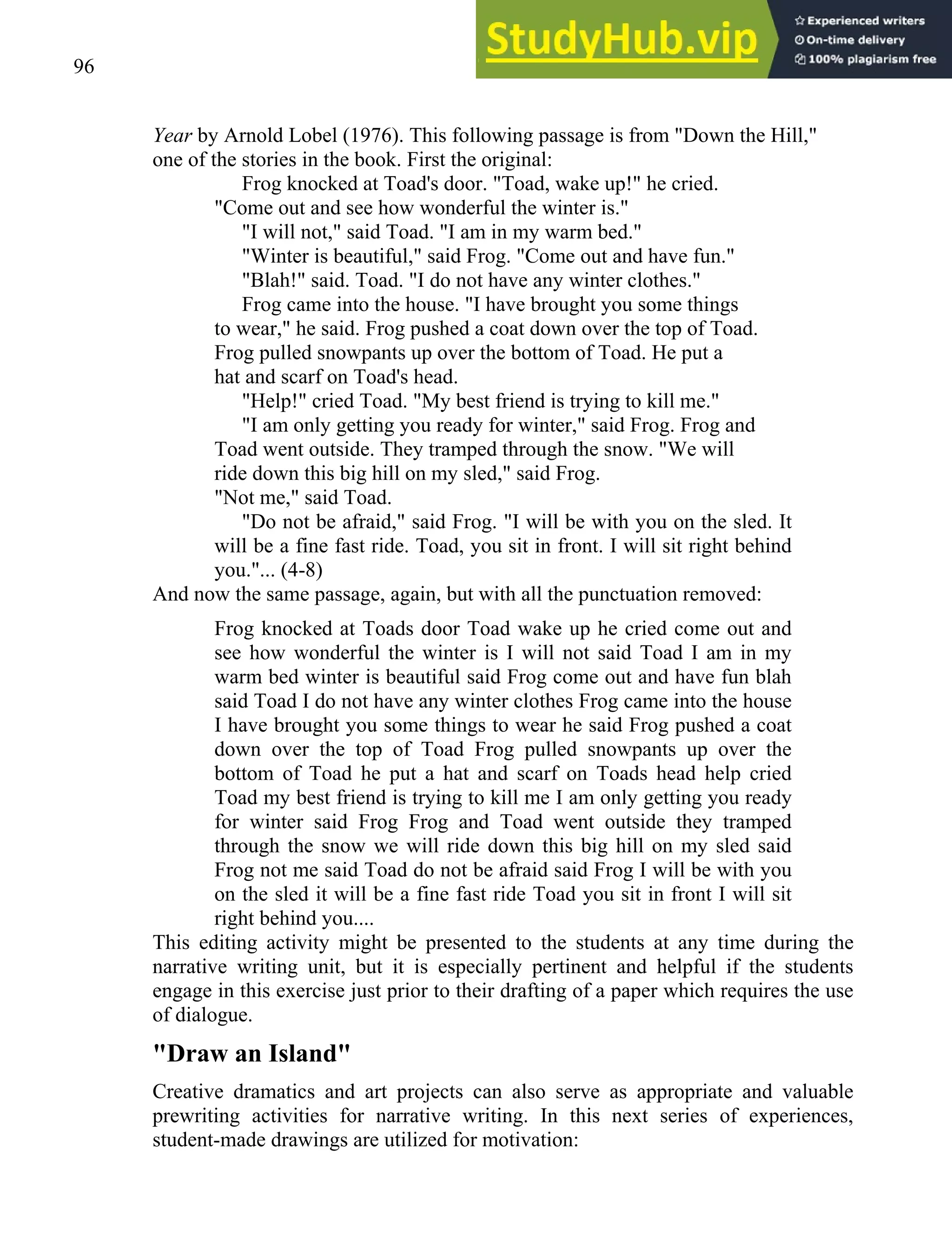 7 Narrative Writing Activities | PDF