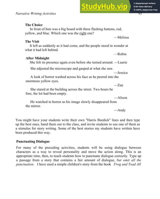 7 Narrative Writing Activities | PDF