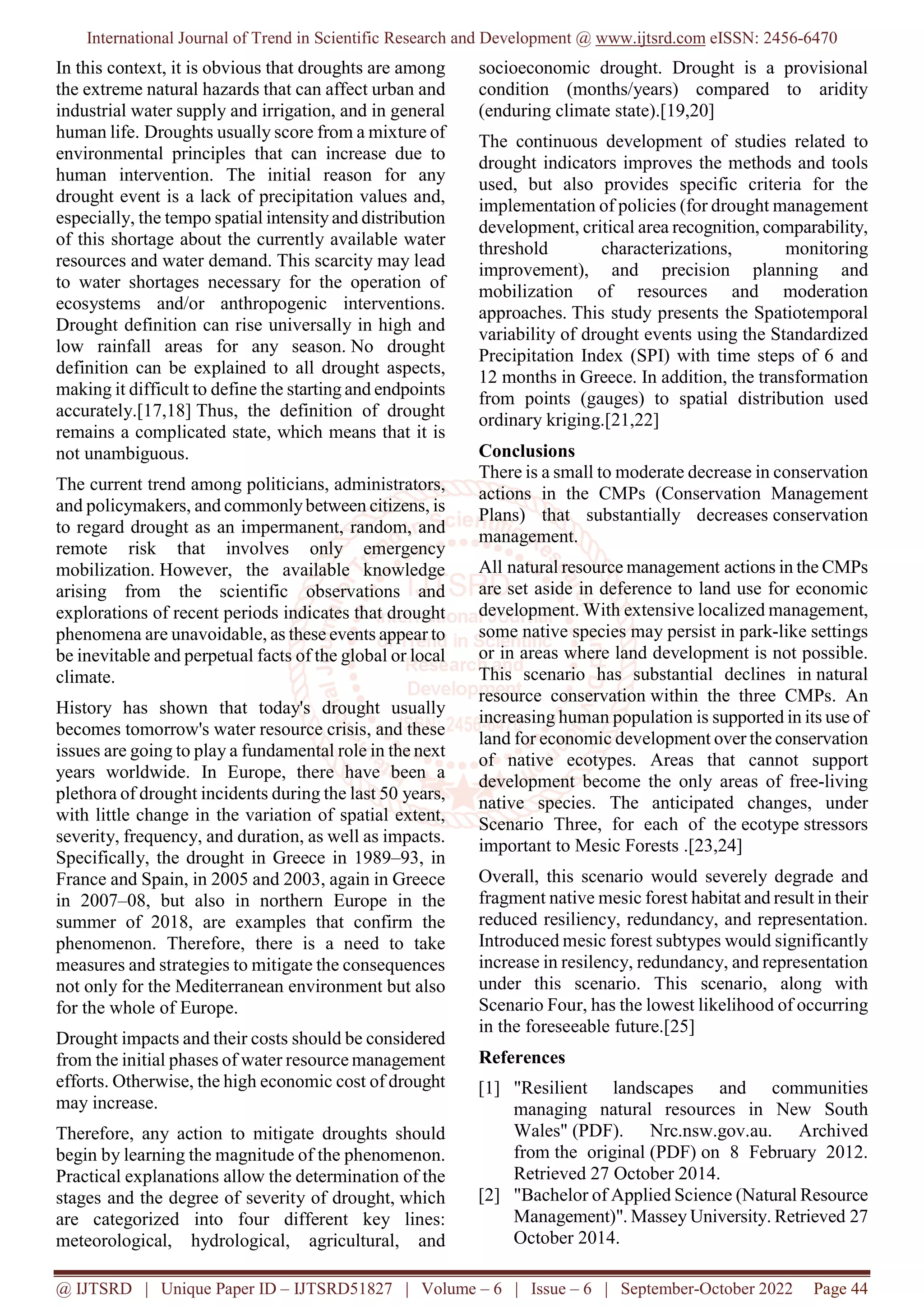 Natural Resource Management NRM | PDF