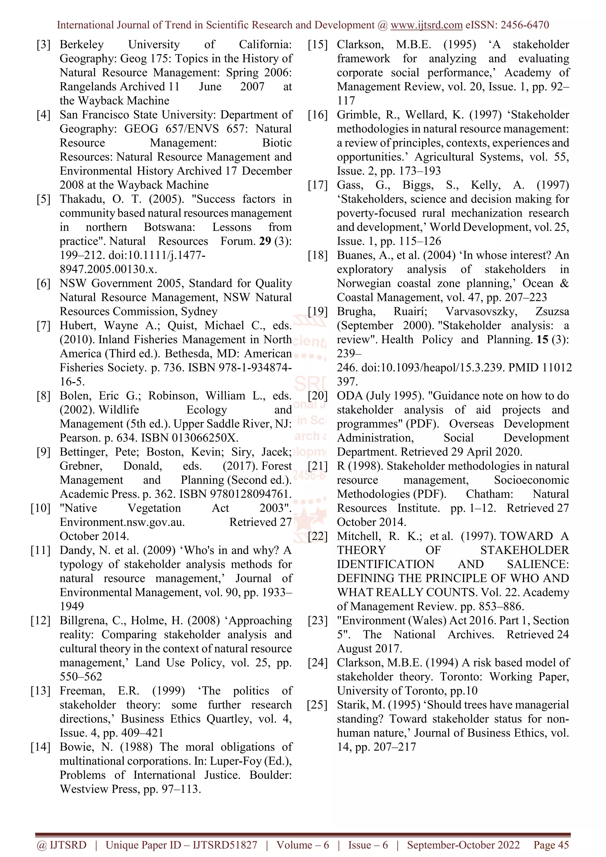 Natural Resource Management NRM | PDF