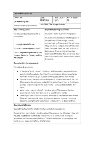 7NE Hunger Games L7 | PDF