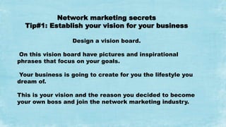 7 network marketing secrets to boost your self confidence | PPTX