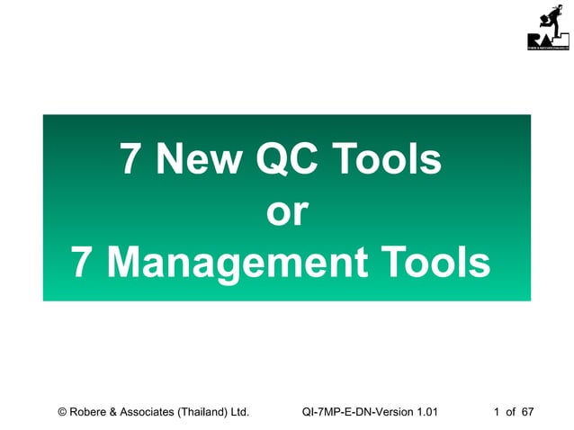 7 new qc tools | PPT