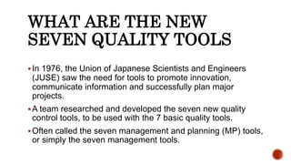 7 new QC TOOLS | PPTX