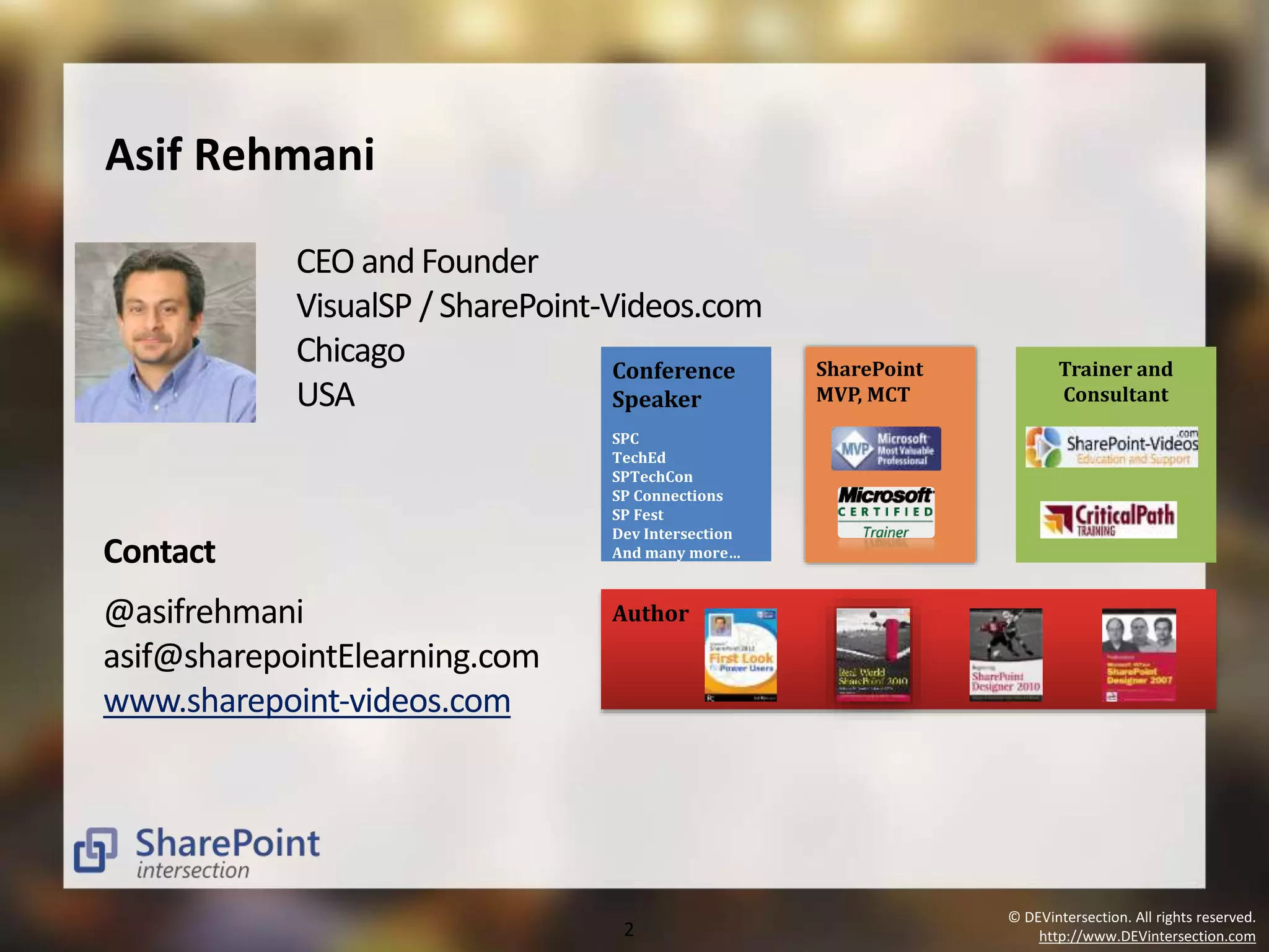 SharePoint Designer 2013 Workflows - SP Intersection | PPTX