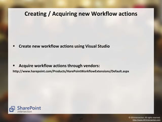 SharePoint Designer 2013 Workflows - SP Intersection | PPTX