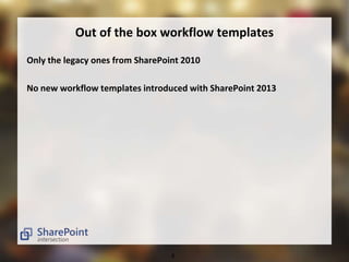 SharePoint Designer 2013 Workflows - SP Intersection | PPTX