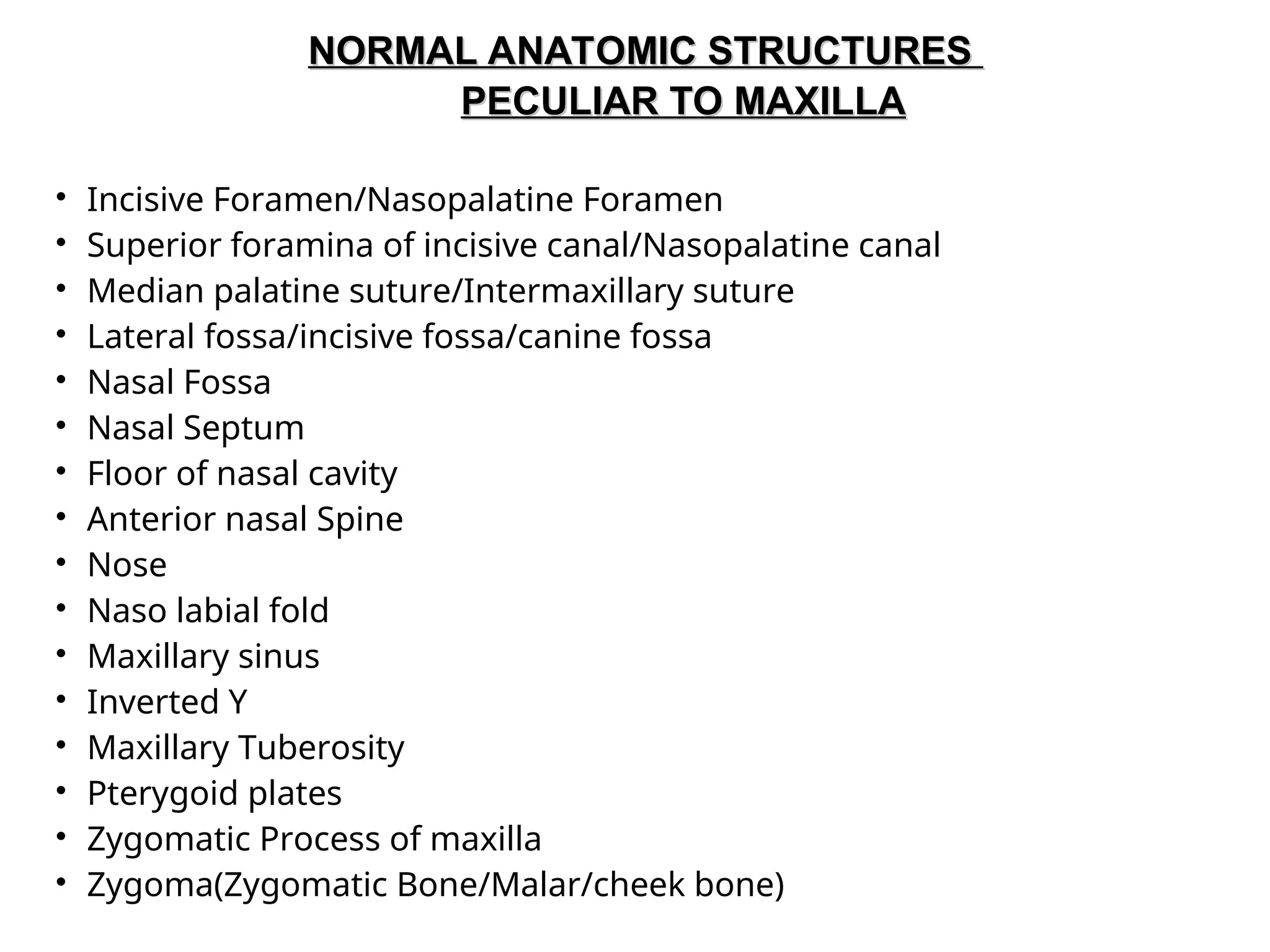 7 Normal Anatomical Landmarks OF MAXIILA AND MANDIBLE.ppt