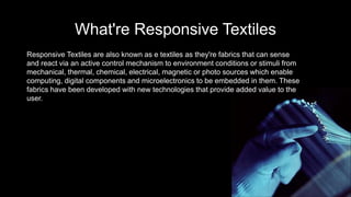 Responsive architextiles | PPTX