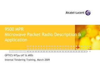 9500 MPR Microware Packet Radio Description & Application | PDF