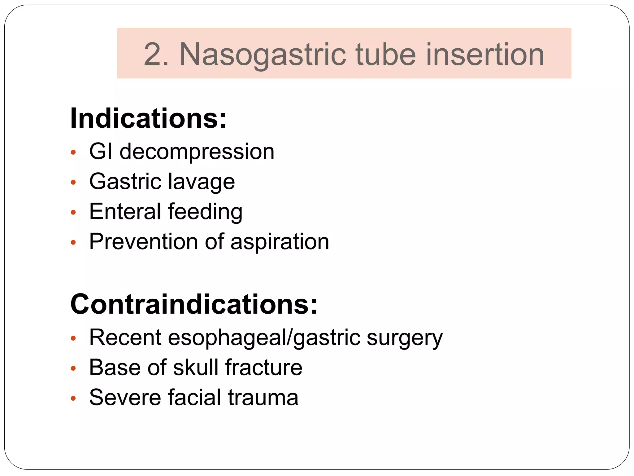 Bedside Procedure | PPTX