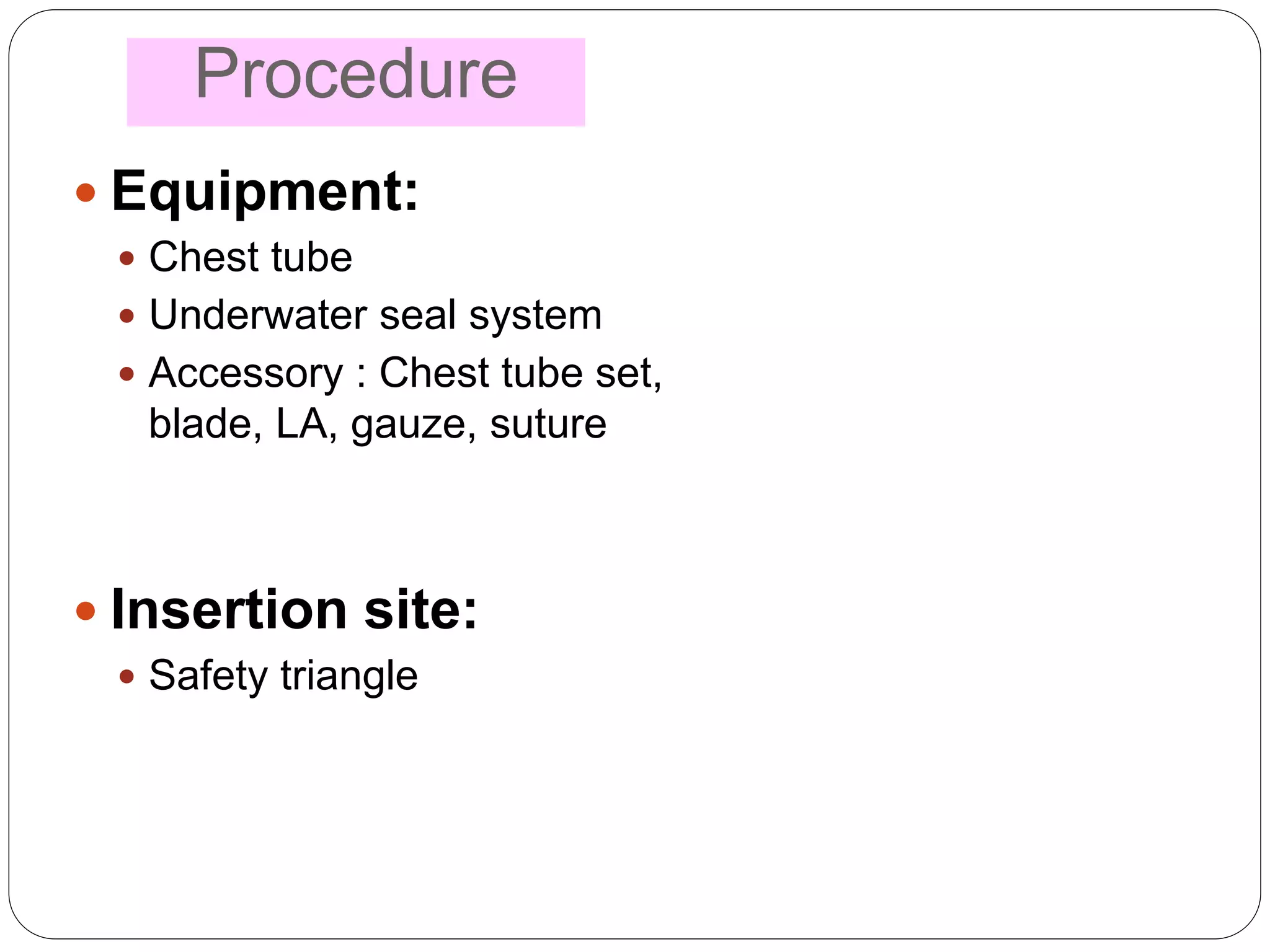 Bedside Procedure | PPTX