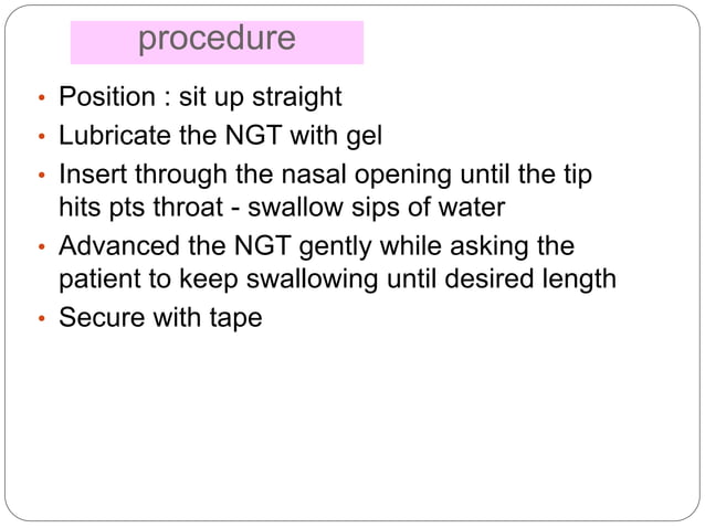 Bedside Procedure | PPTX