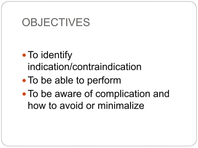 Bedside Procedure | PPTX