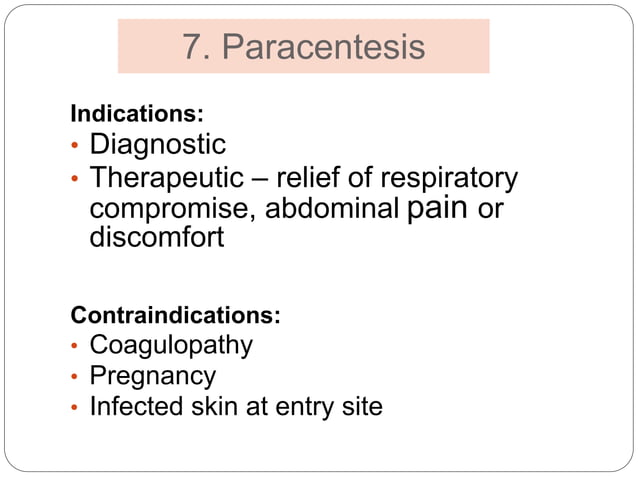 Bedside Procedure | PPTX