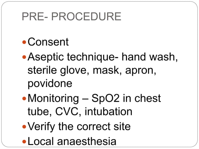Bedside Procedure | PPTX