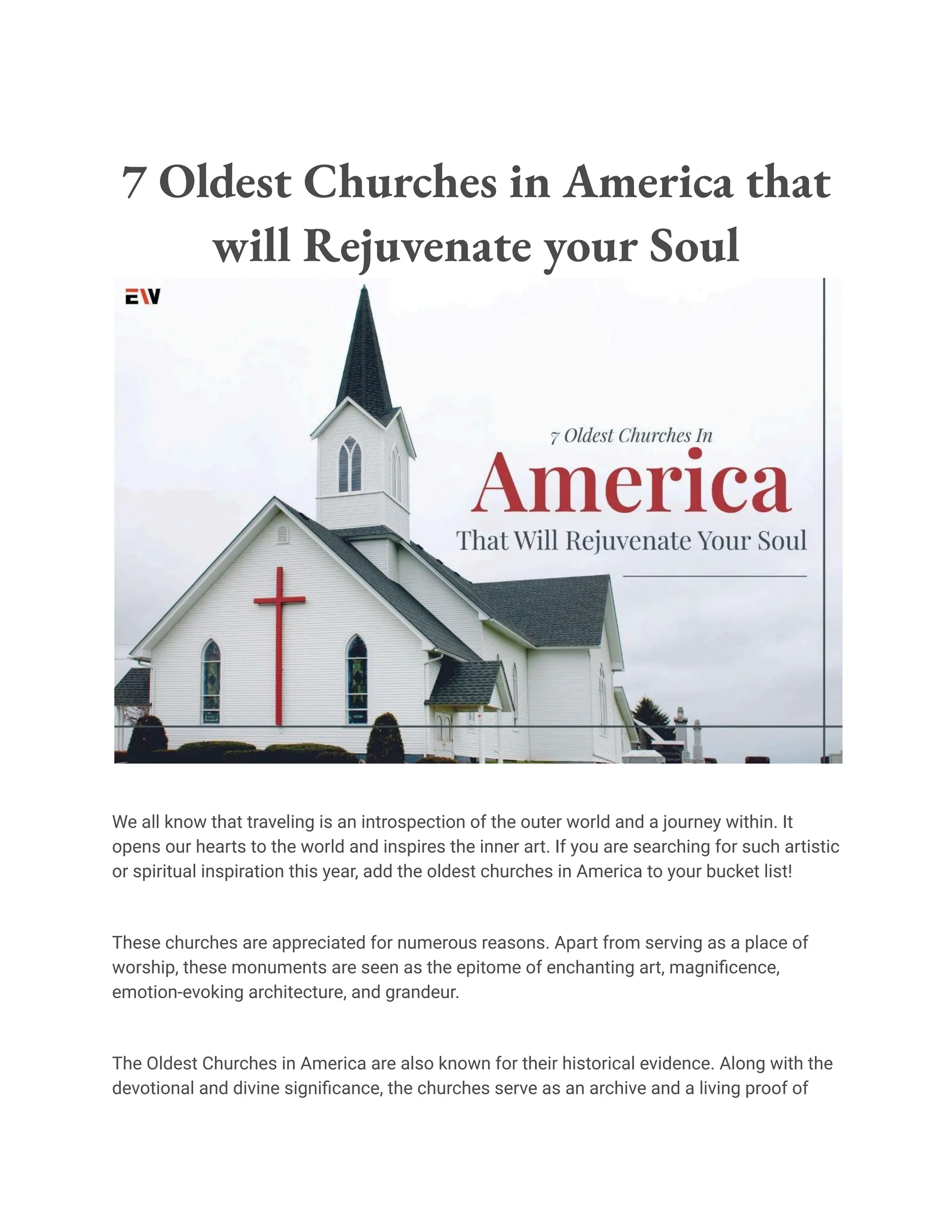 7 Oldest Churches in America that will Rejuvenate your Soul.pdf