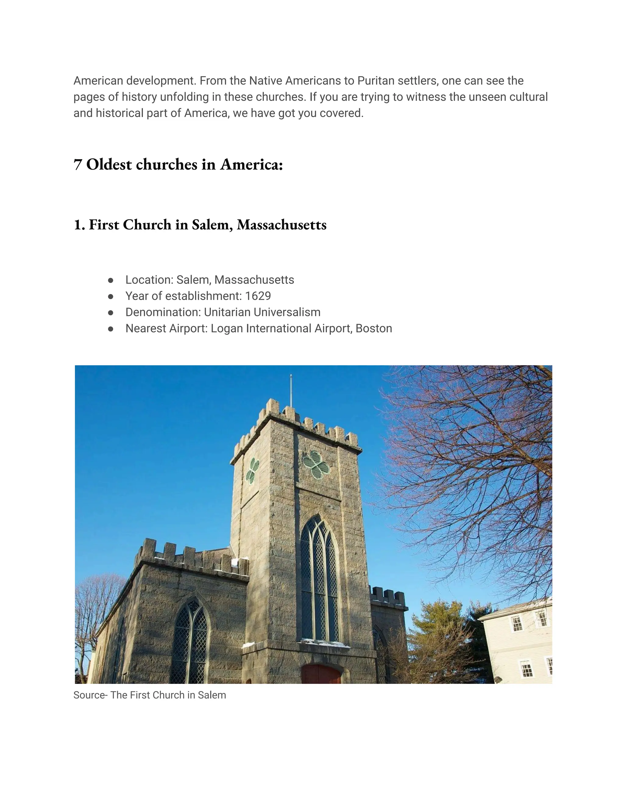 7 Oldest Churches in America that will Rejuvenate your Soul.pdf