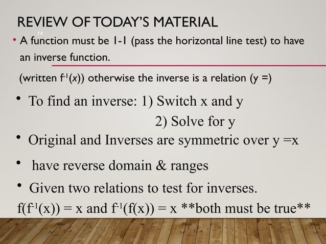 7_One.to.one.and.Inverse Functions-Gen-Math.pptx | Science