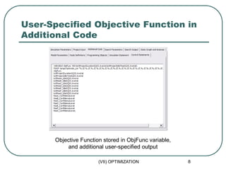 Optimization in ChaStrobe Software with Genetic Algorithm | PPT