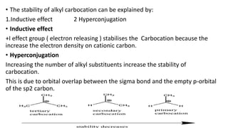 Reaction Intermediate-Carbocation | PPTX