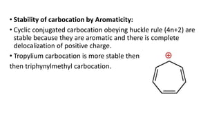 Reaction Intermediate-Carbocation | PPTX