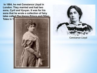 Oscar Wilde life and biography and works.pptx | Books and Literature