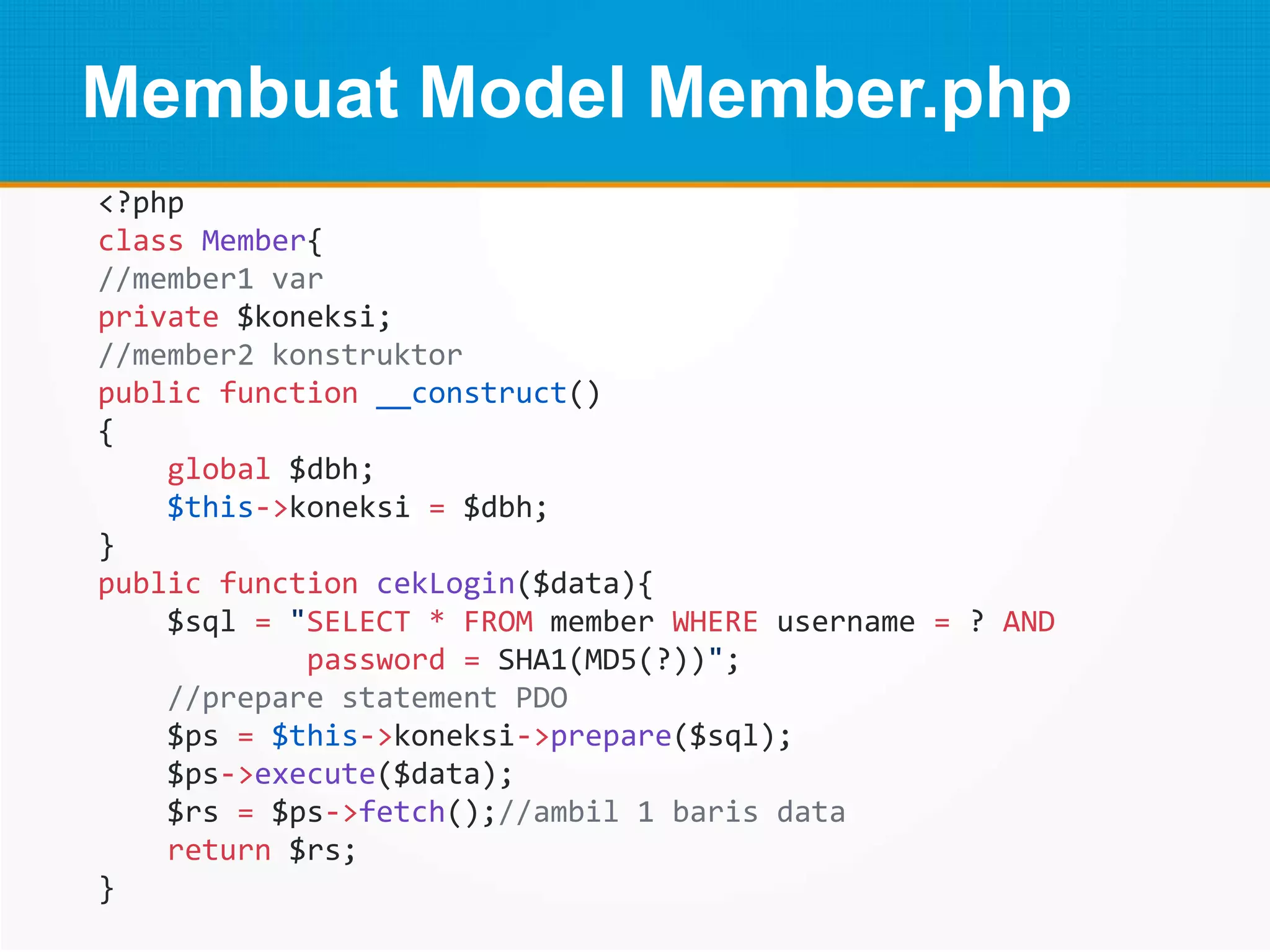 laravel outentikasi user | PPTX