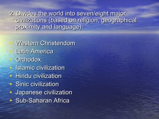 Future of civilizations | PPT