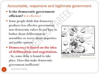 OUTCOMES OF DEMOCRACY CLASS X 10 | PDF