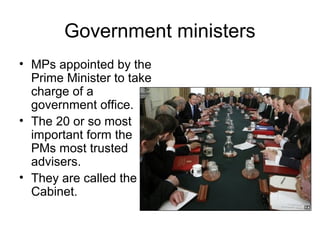 The main roles in government | PPT