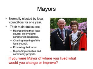 The main roles in government | PPT