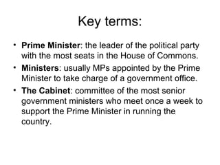 The main roles in government | PPT
