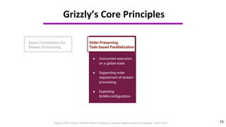Grizzly: Efficient Stream Processing Through Adaptive Query Compilation | PPT