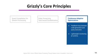 Grizzly: Efficient Stream Processing Through Adaptive Query Compilation ...
