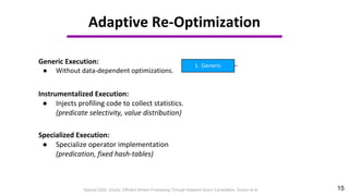 Grizzly: Efficient Stream Processing Through Adaptive Query Compilation | PPT