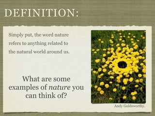 Abstract Nature PPT | KEY